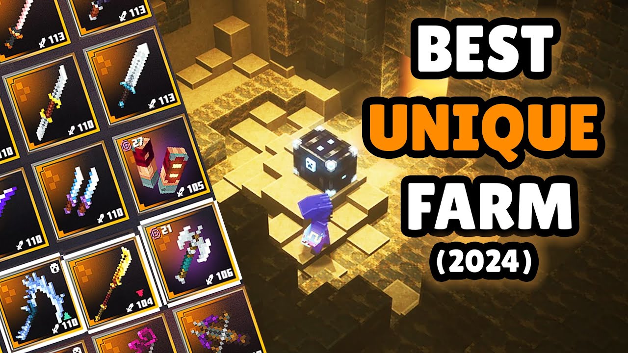 FASTEST Unique Farm IN Minecraft Dungeons (2025) - YouTube
