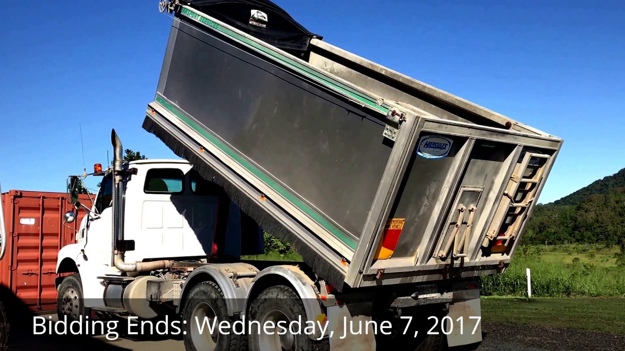 Lot #0040: FORD STERLING LT7500 ALUMINIUM TIPPER - YouTube