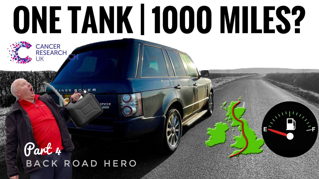 ⛽️ Epic One Tank Challenge! 🚙 Can you drive 1000 miles in an V8 Range ...