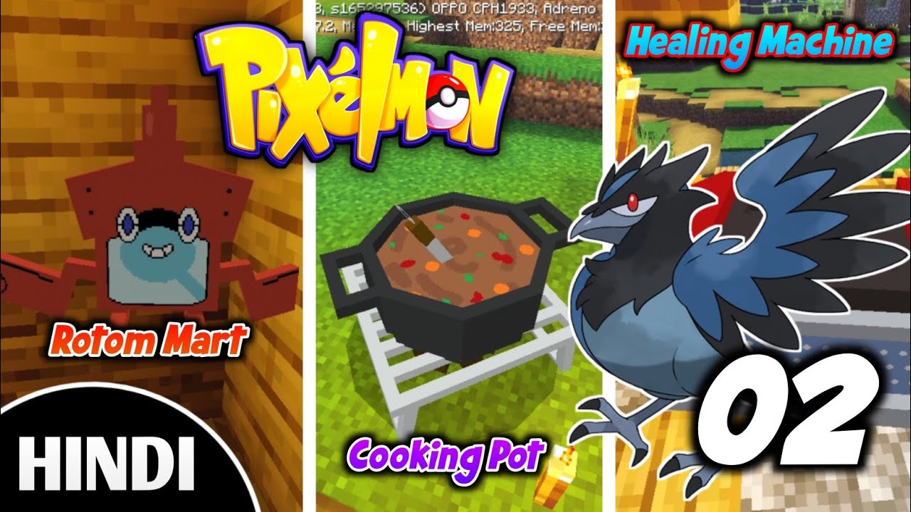 My Rookidee Evolve 😁 ! Pixelmon Hindi GamePlay Episode 2 | iamRATH ...