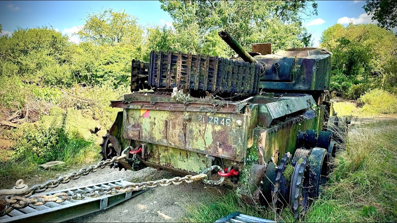 RECOVERY OF ABANDONED WWII TANK - YouTube
