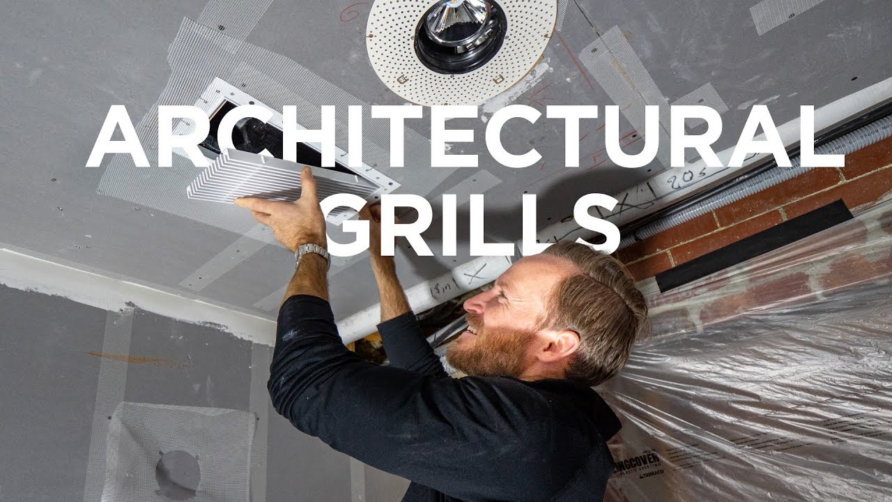 Plastered in Duct Covers for a Seamless Look - YouTube