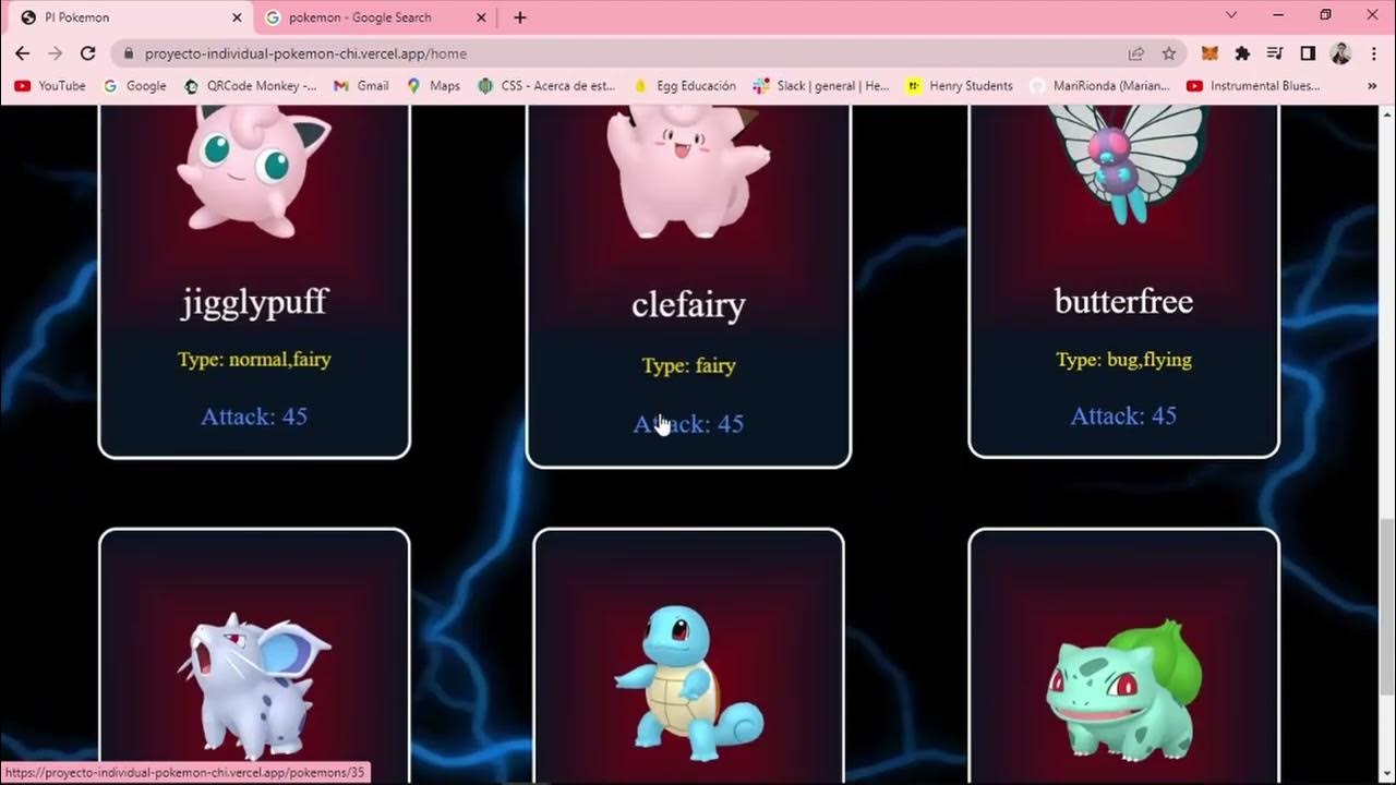 Pokemon API - by Mariana Rionda - YouTube