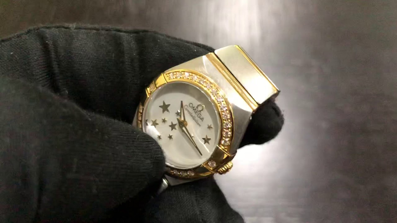 Omega Constellation Star 24 mm Ladies - YouTube