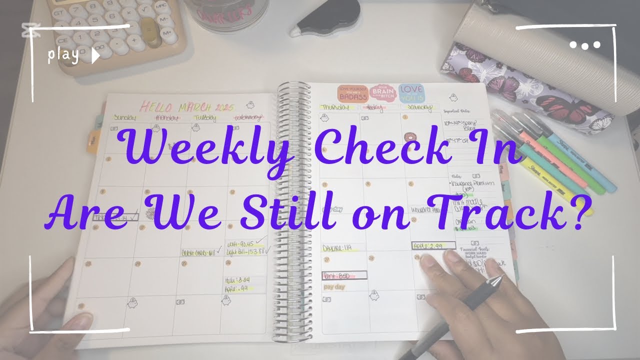 Weekly Check In|Expense Tracking|How to Stay on Track with a Low Income ...