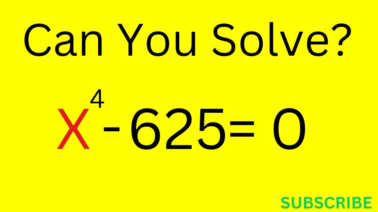 A Nice Exponent Math Problem | Find X | - YouTube