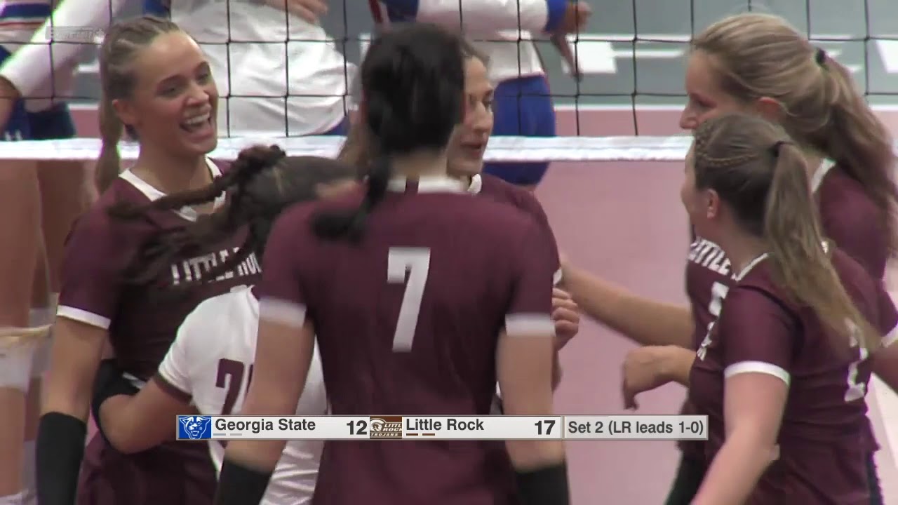 Volleyball | Sun Belt Tournament Pool D Highlights (vs. Georgia State ...