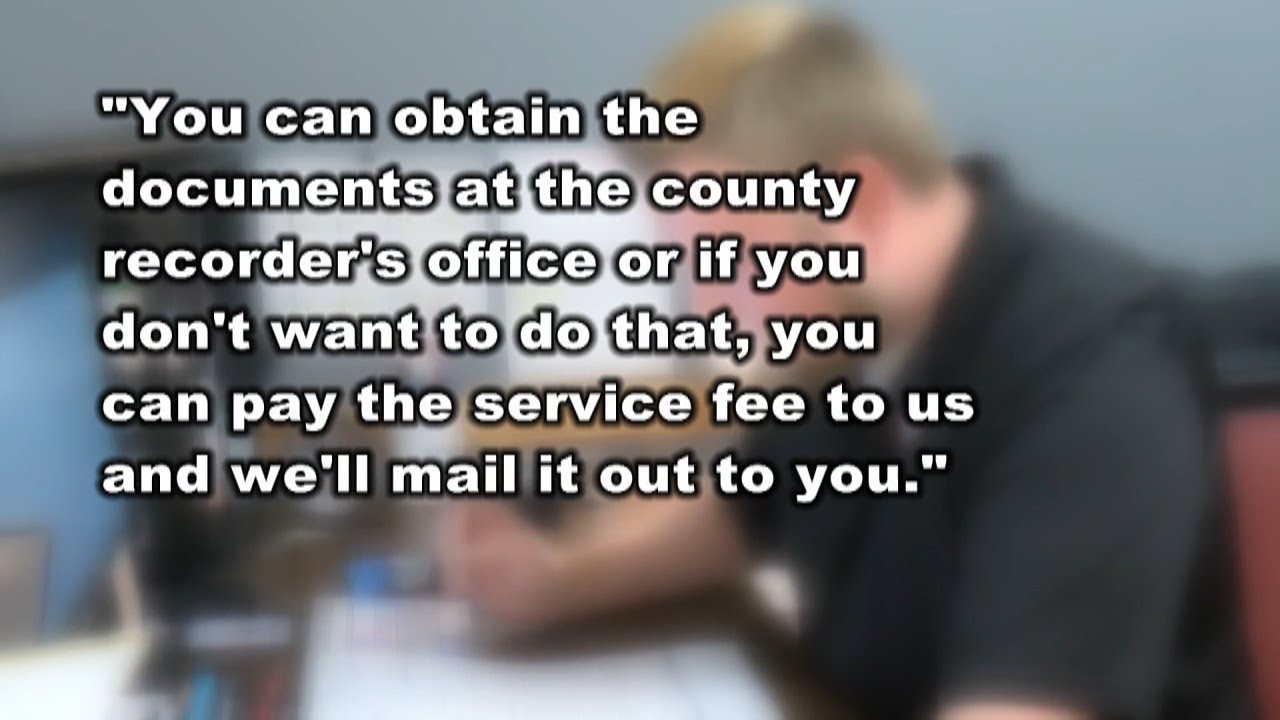 'Local Records Office' Sending Out Misleading Documents - YouTube