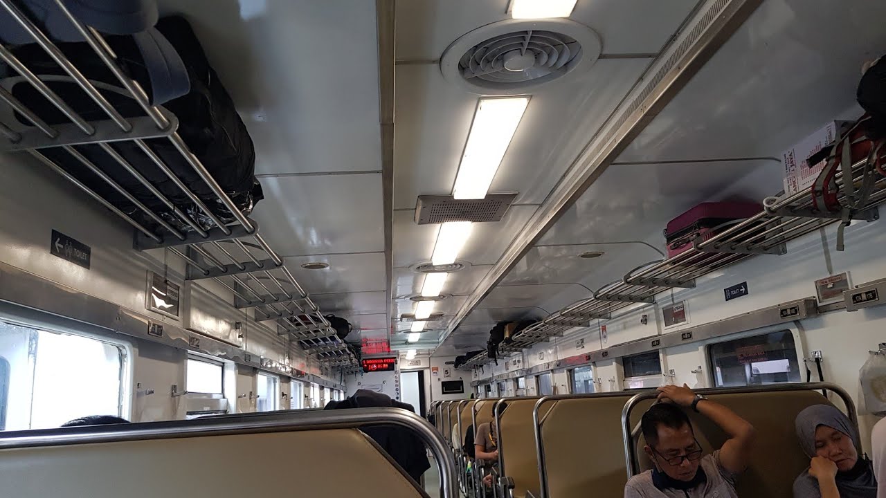 INTERIOR KERETA API KEMENHUB 2022 || KA JAYABAYA MALANG - JAKARTA PASAR ...