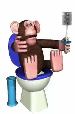 monkey in pou - YouTube