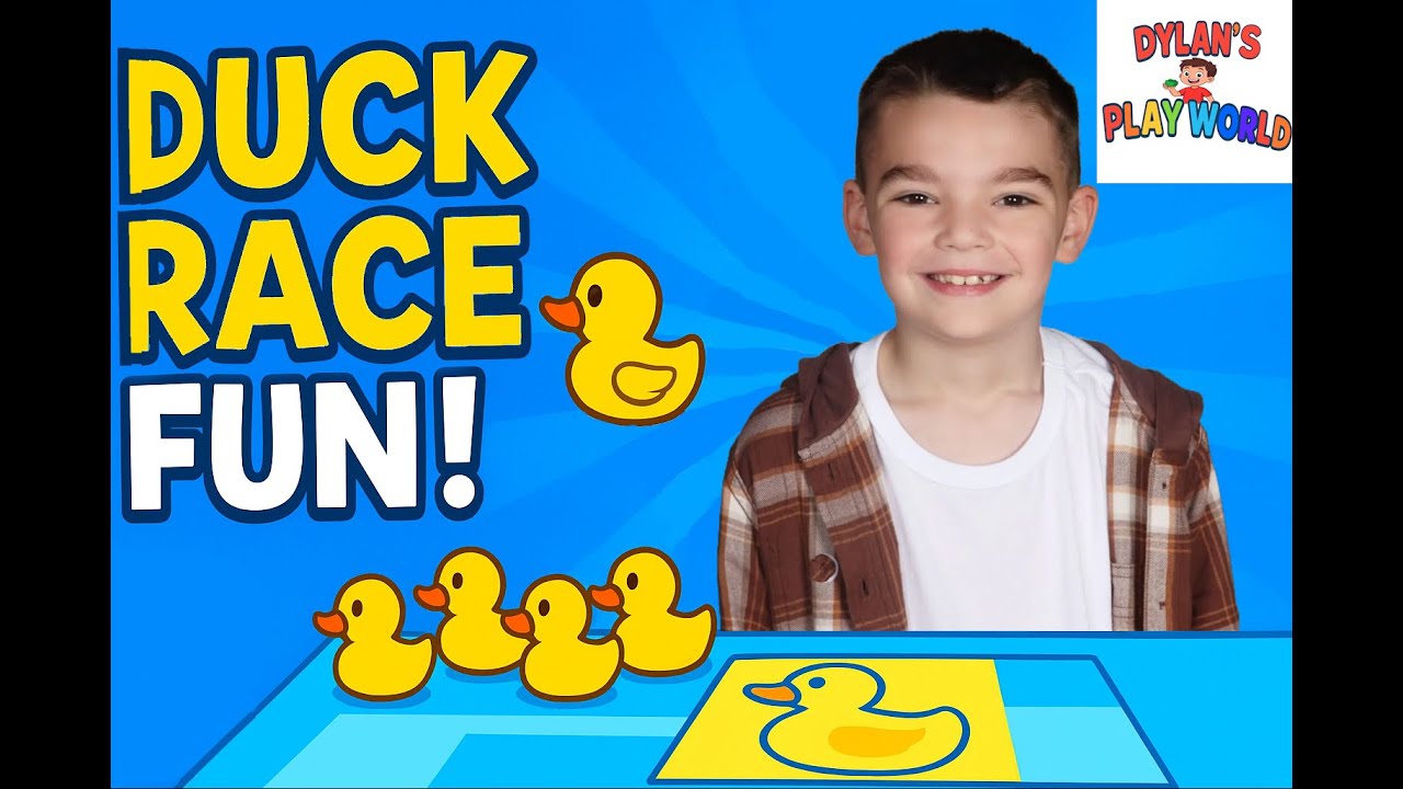 Dylan’s Big Duck Race Adventure! | Dylan’s Play World - YouTube