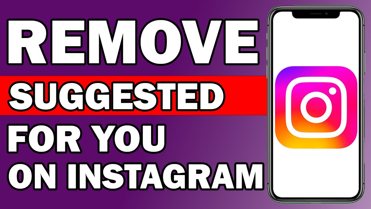 Remove Suggested For You On Instagram | How To Remove suggested ...