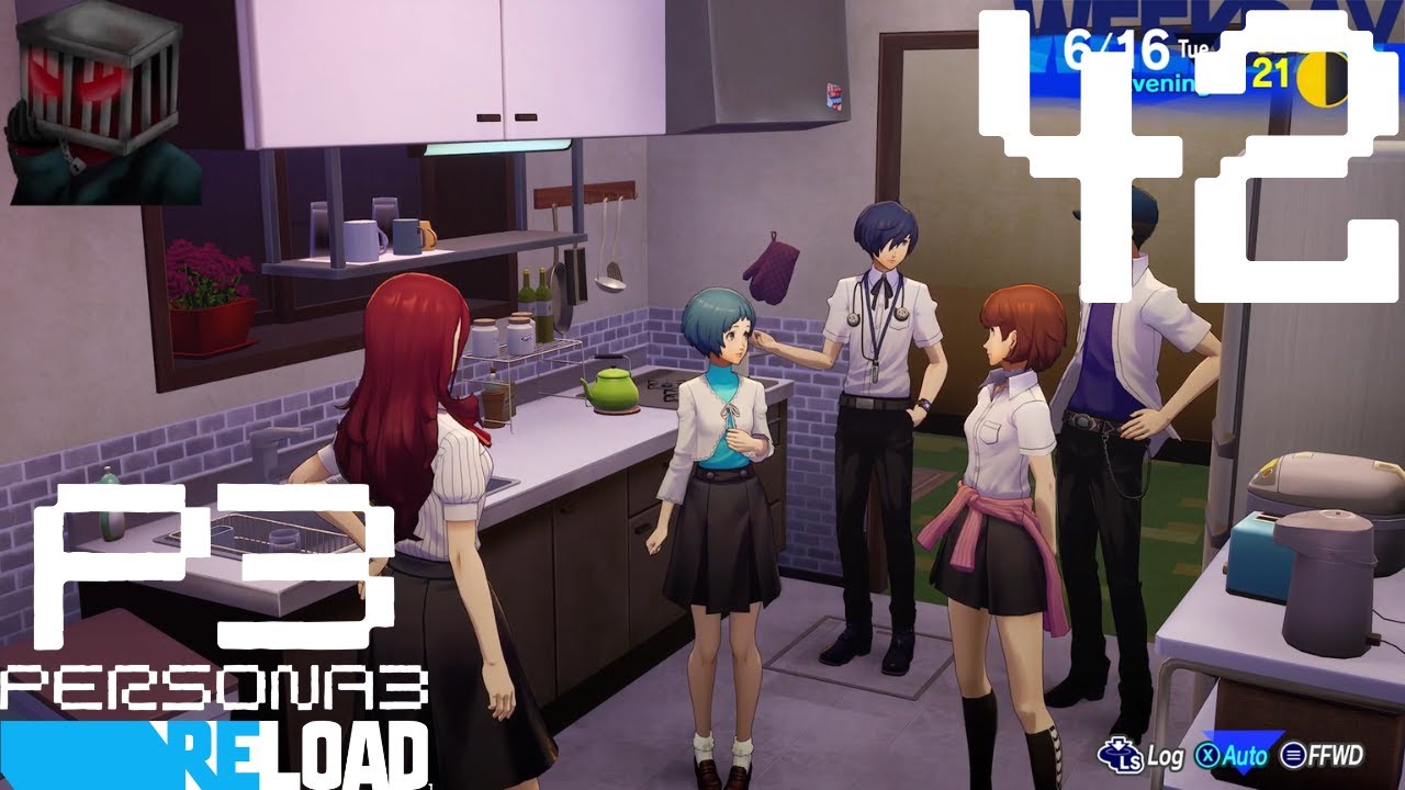 Persona 3 Reload Walkthrough P42 Dorm Tour & Spending Time Kirijo - YouTube