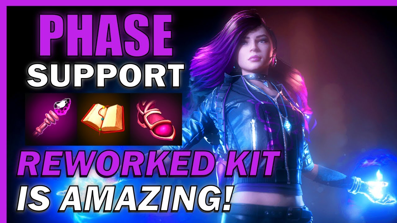 The NEW PHASE REWORKED KIT is what THIS HERO NEEDED! - Predecessor Support Gameplay - YouTube