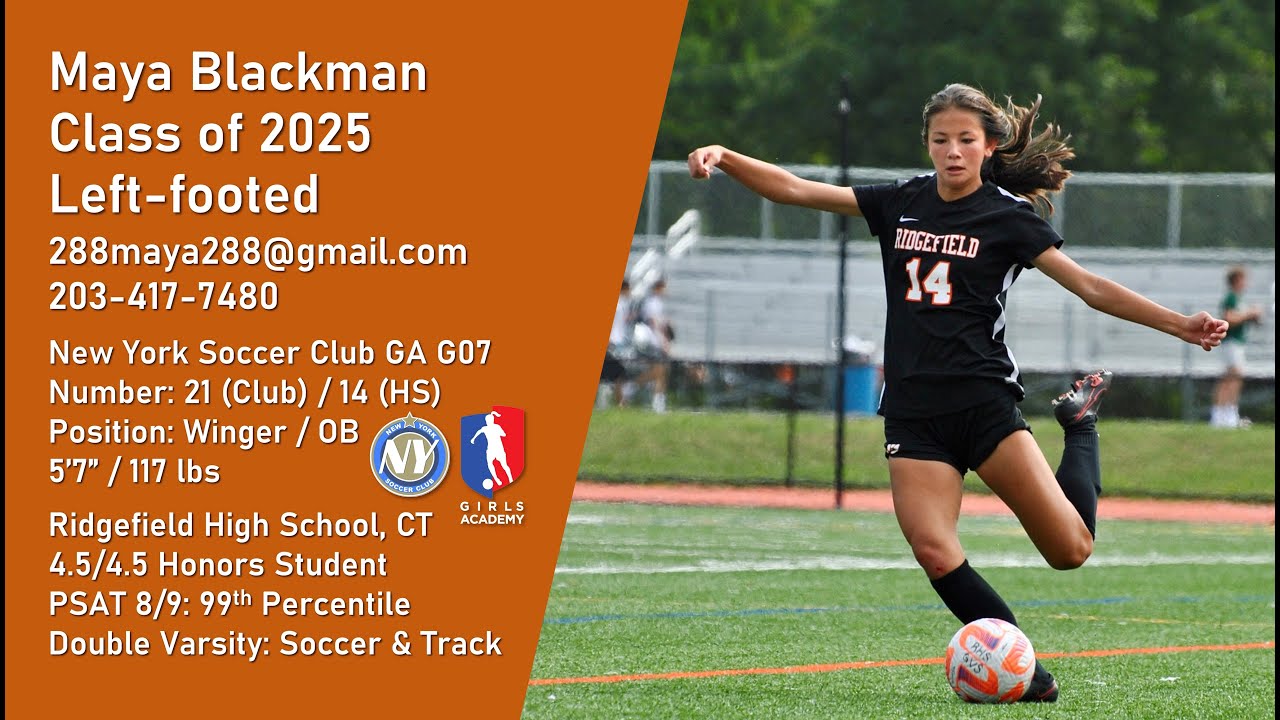 Maya Blackman 2025 Final Season with CT Rush Select (joined NYSC GA in ...