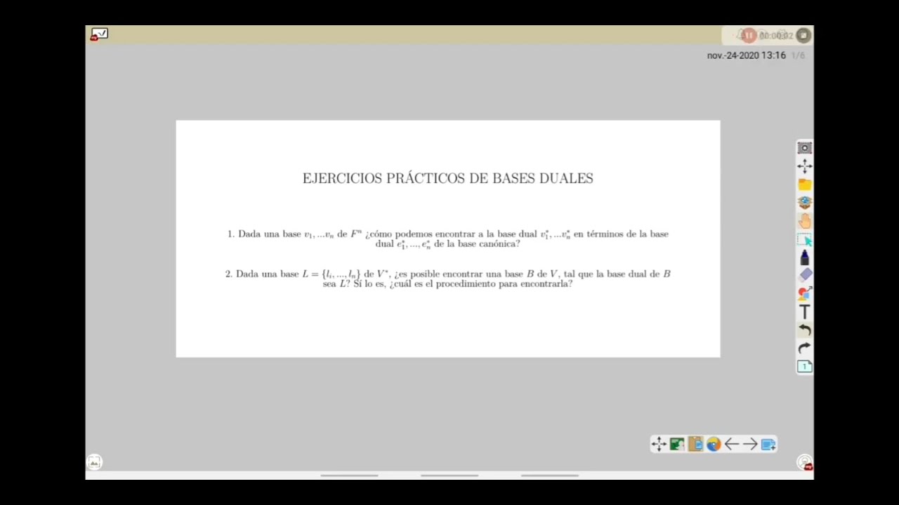 Problemas prácticos de bases duales - YouTube