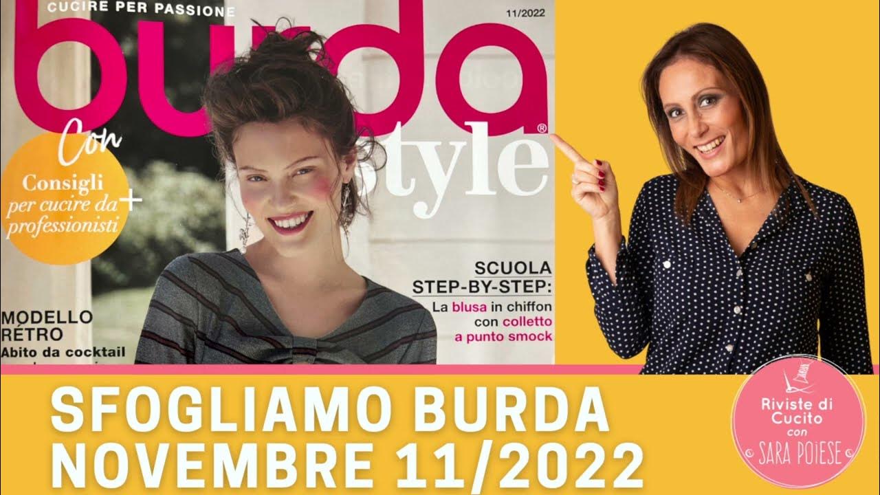 BURDA NOVEMBRE 2022 | sfogliamo in sartoria con Sara Poiese - YouTube