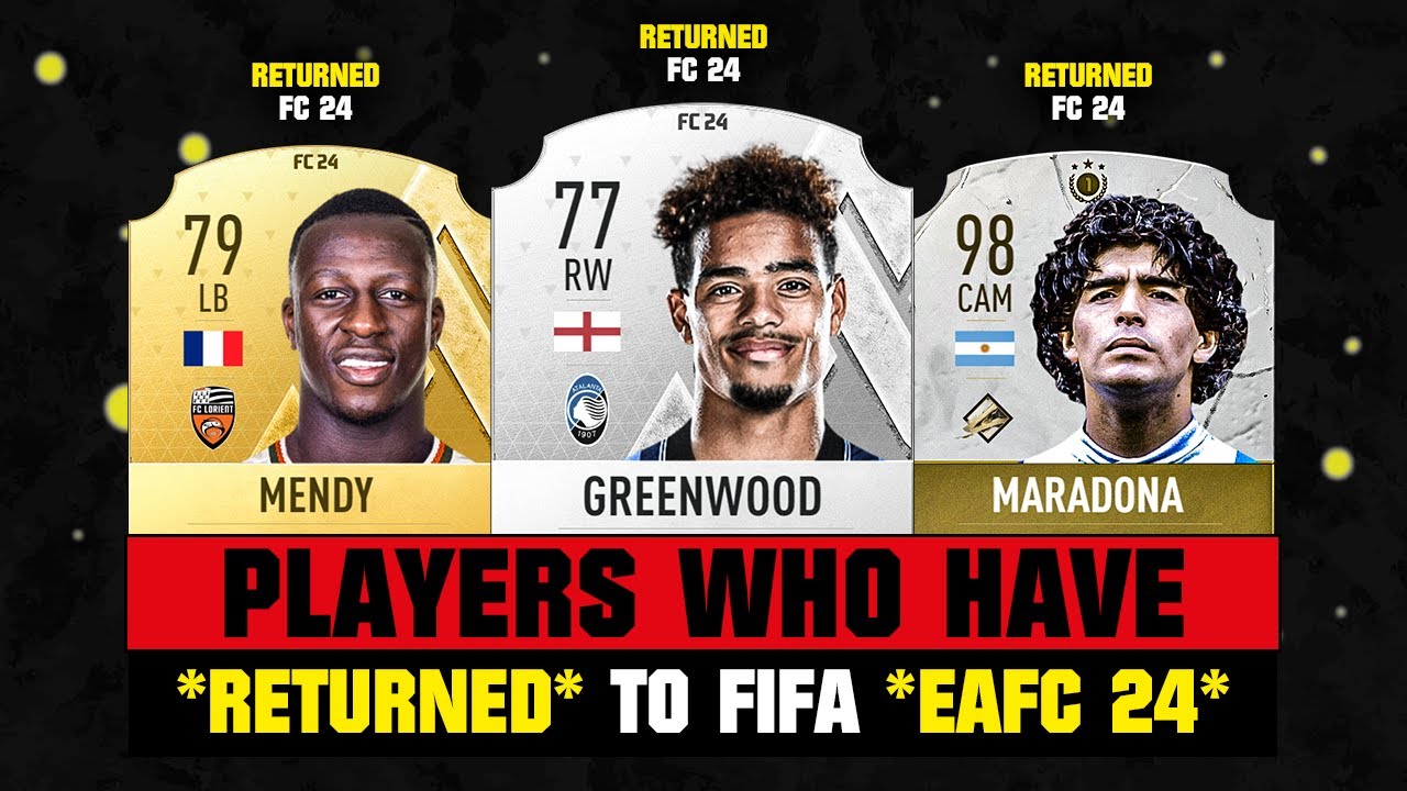 PLAYERS WHO RETURNED TO FIFA (EA FC 24)! 🤯😱 ft. Greenwood, Mendy ...