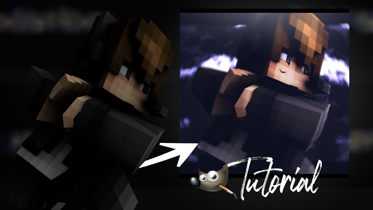 Minecraft GFX Tutorial [GIMP2.10.12] - YouTube