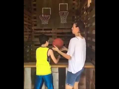 Katherine Cimorelli and Joey Cimorelli Playing Basketball and Going On ...