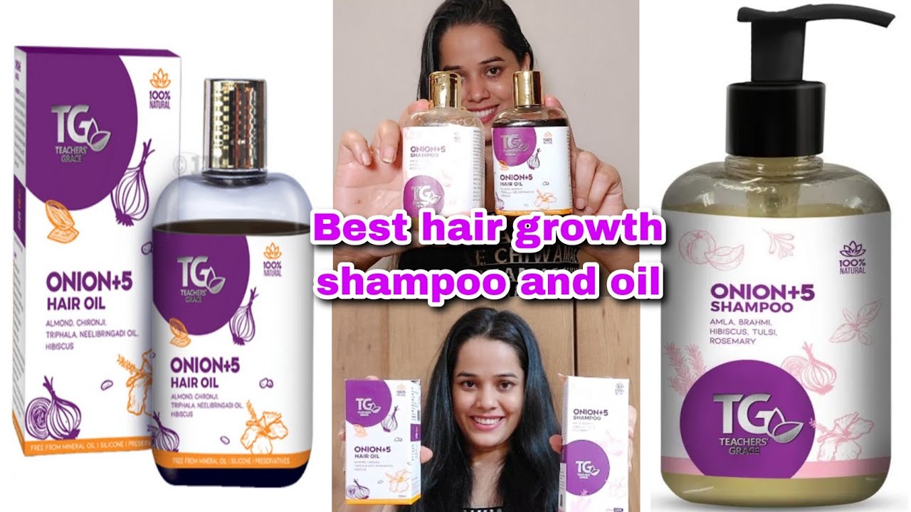 Teachers' Grace Onion+5 Hair Oil And Shampoo best hair growth shampoo ...