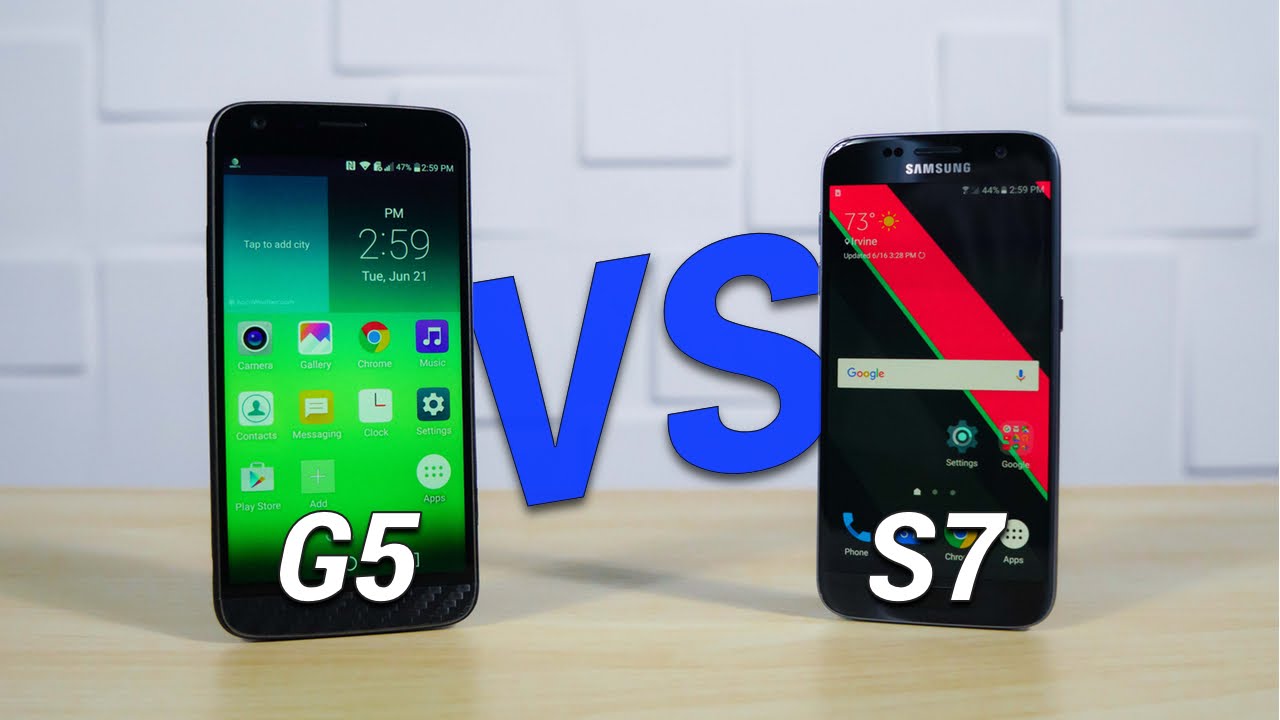 Galaxy S7 vs LG G5: Battle of the Best - YouTube