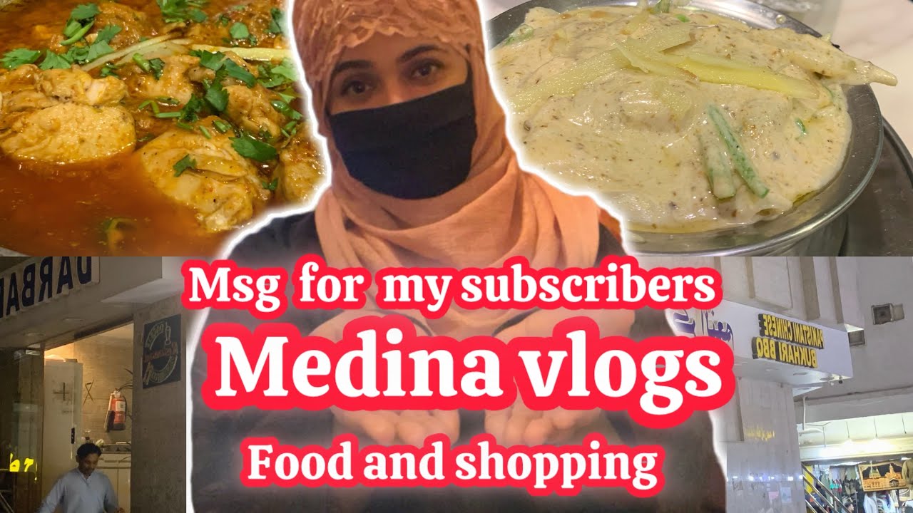 MEDINA Food Near Masjid e Nabawi ( food price and street SHOPPING ...