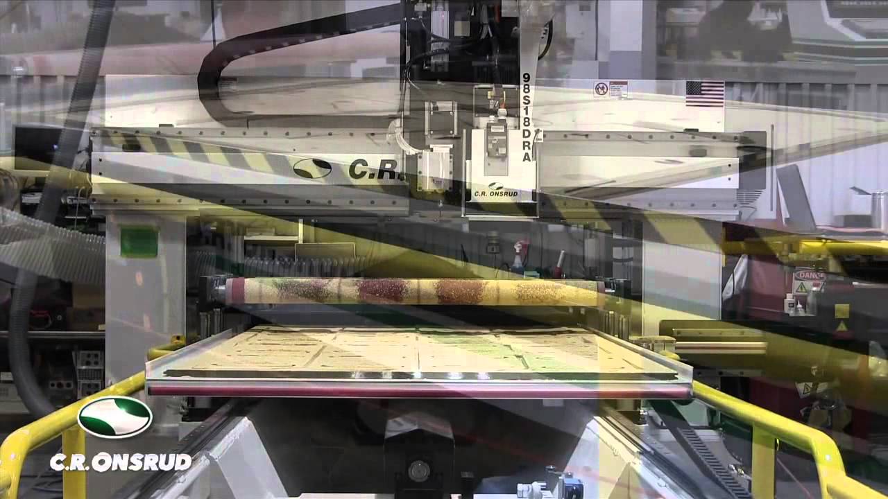 Roller Hold Down by C.R. Onsrud CNC Routers - Stack Cutting 2 sheets ...