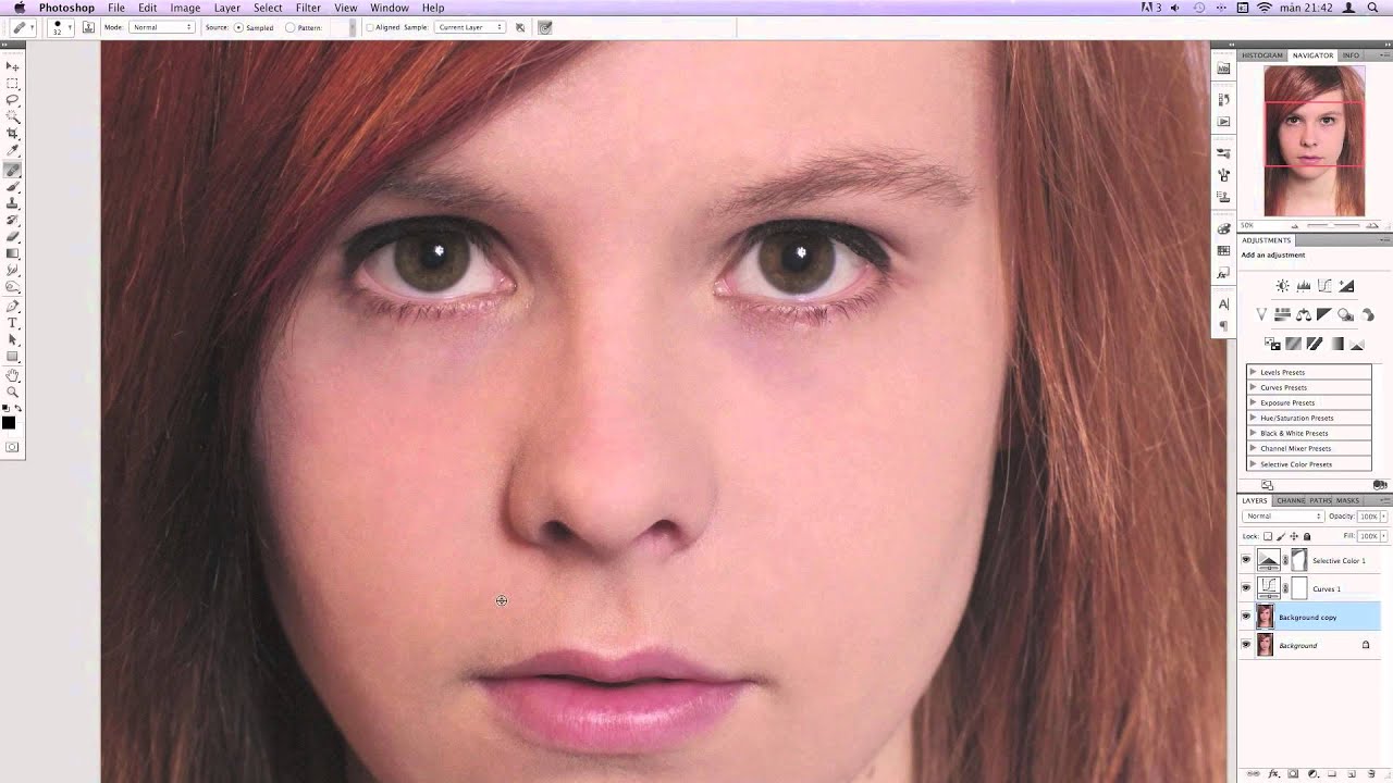 Isabella - speed retouching - YouTube