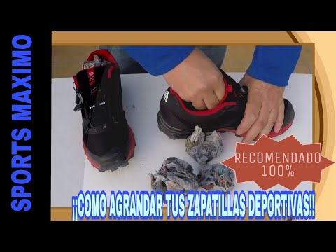 COMO AGRANDAR TUS ZAPATILLAS DEPORTIVAS - YouTube