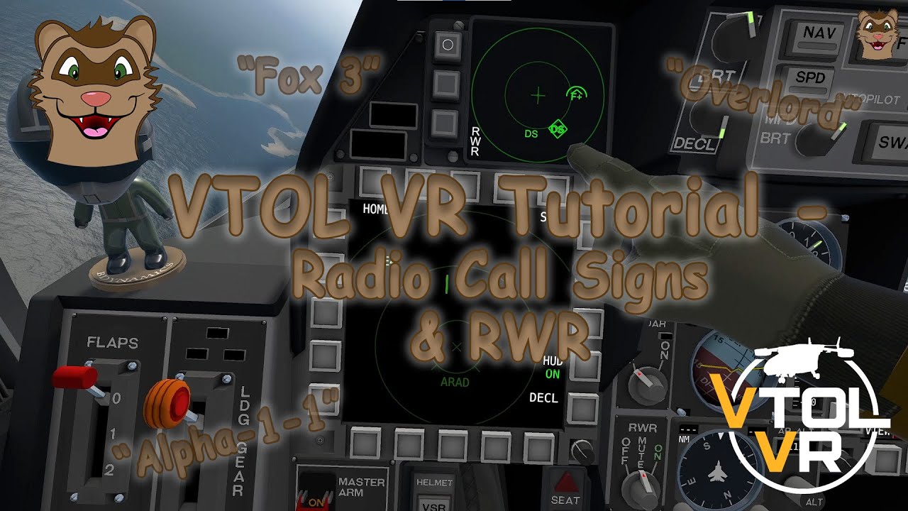 VTOL VR - Radio Call Signs & RWR - YouTube