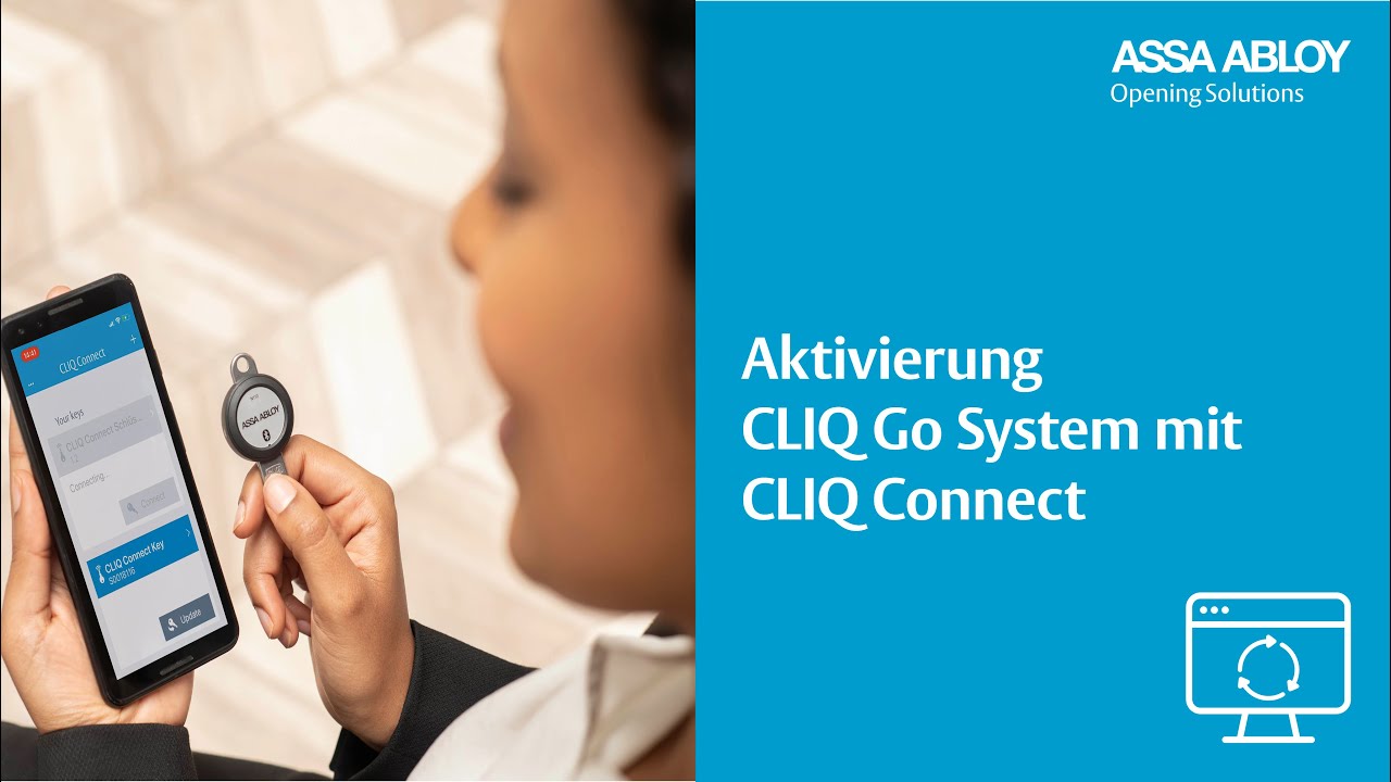CLIQ Connect - PC 1.7. und Aktivierung CLIQ Go Schließanlage - YouTube
