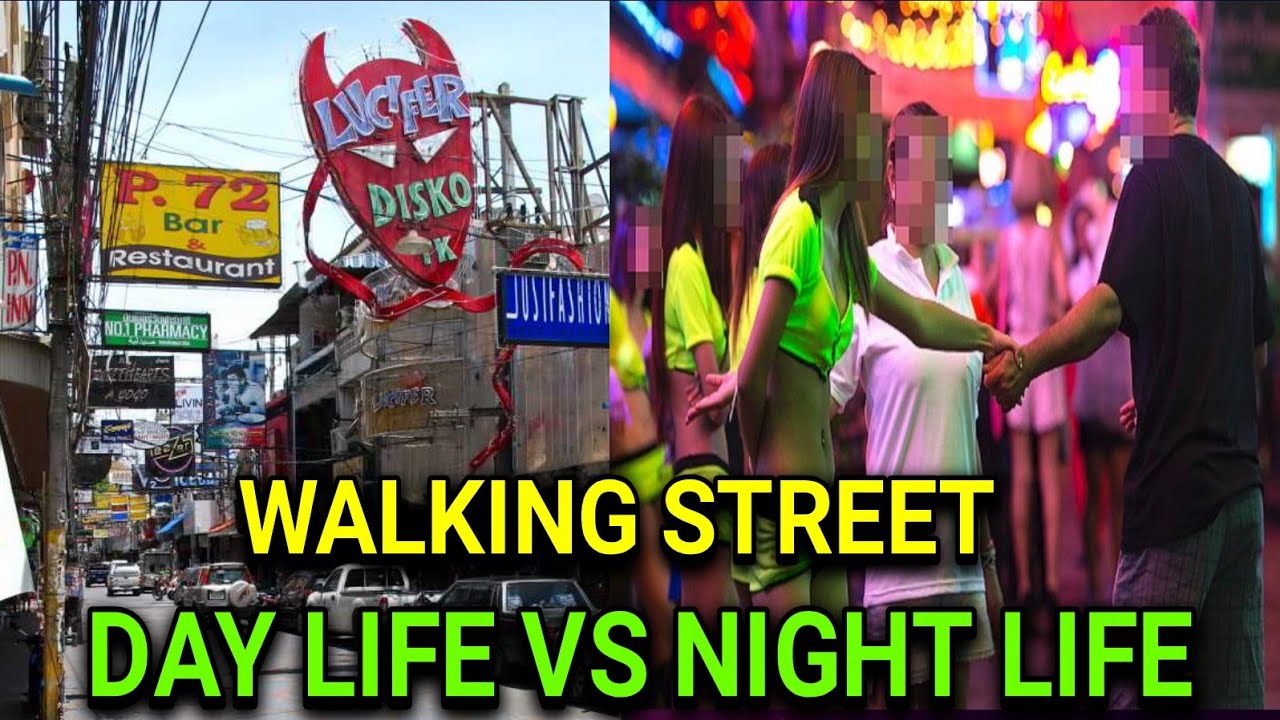 WALKING STREET DAY LIFE VS NGHT LIFE | TWO DIFFERENT LIFE - YouTube