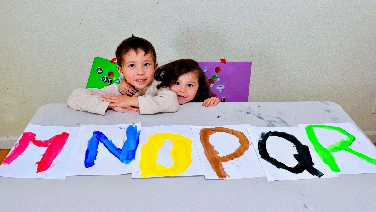 Learn ABC with Color Paint Activity for Toddlers and Children Part 3 ...