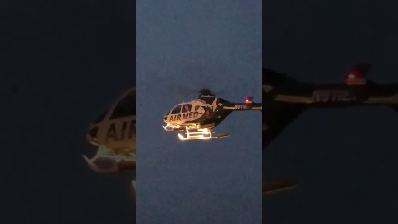 Santa arrives at the Christmas Festival in a helicopter - YouTube