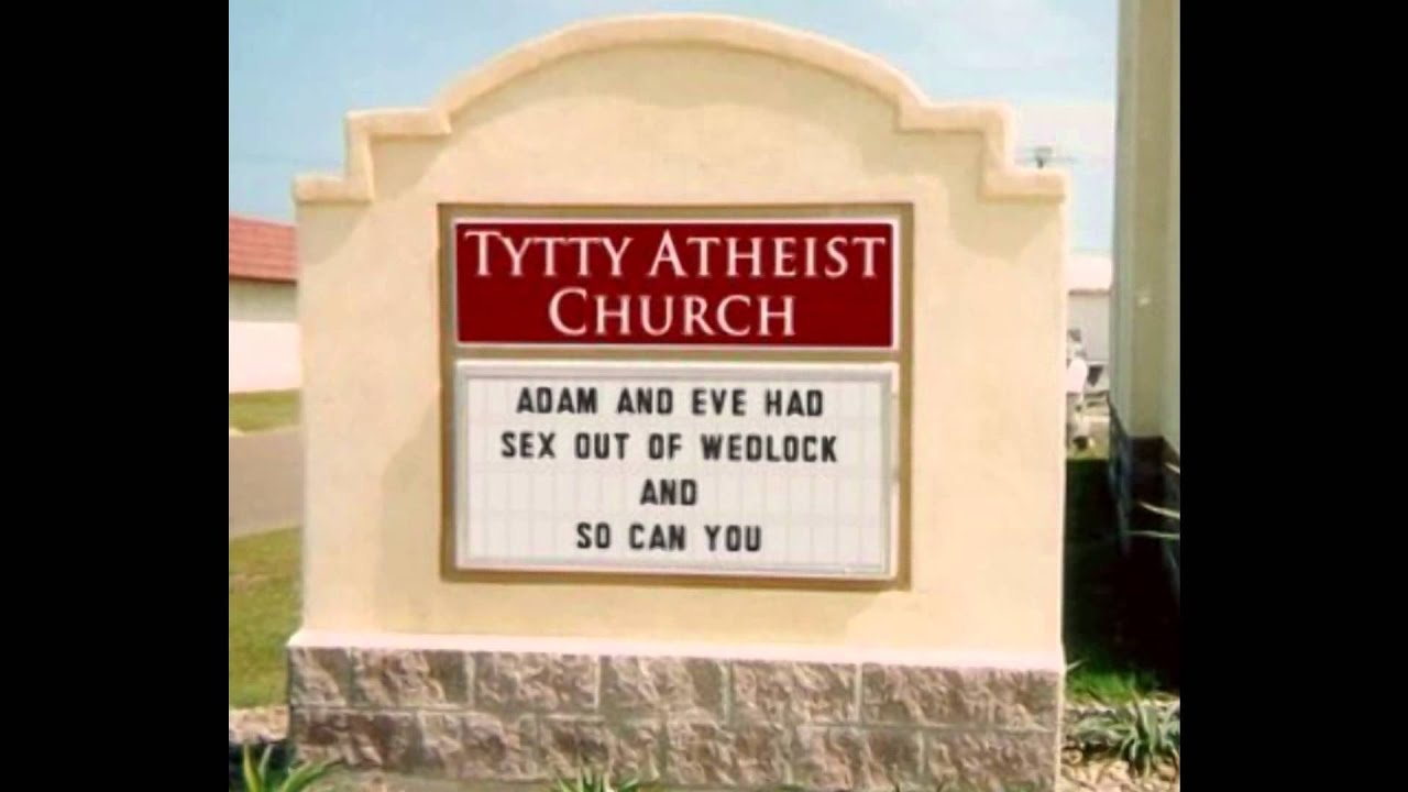 Atheist Church Signs - YouTube