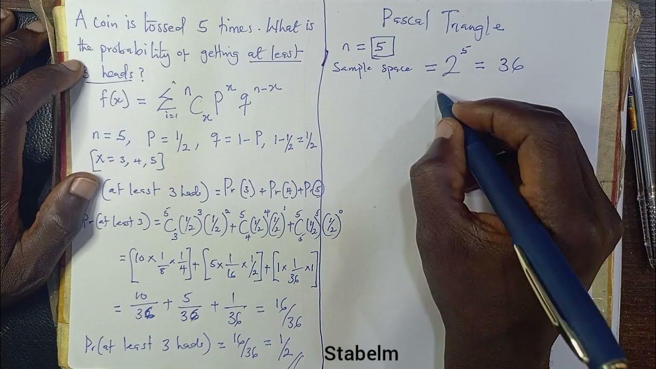 Mastering Binomial Distribution Using Pascal's Triangle - YouTube