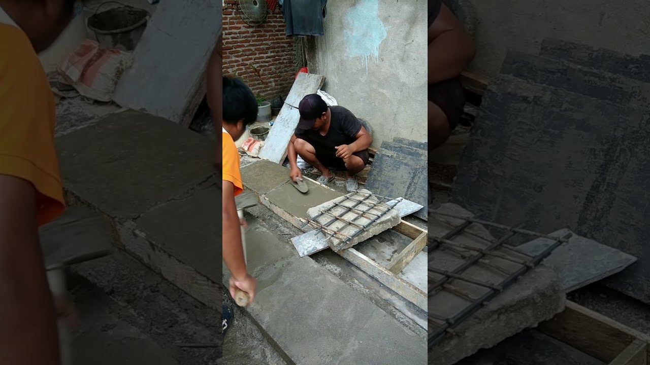 CARA MEMBUAT CETAKAN TUTUP PARET got beton - YouTube