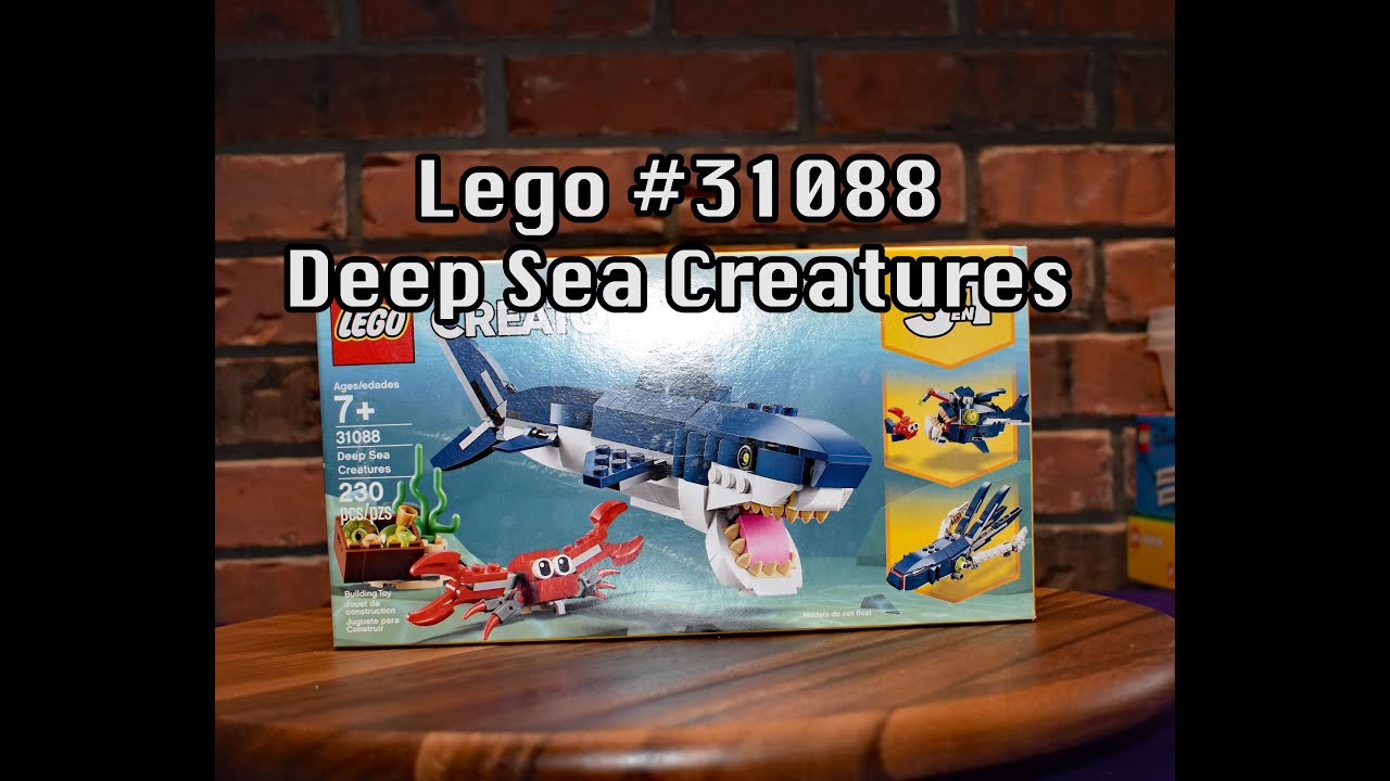 LEGO Creator 3in1 Deep Sea Creatures 31088 build and review - YouTube