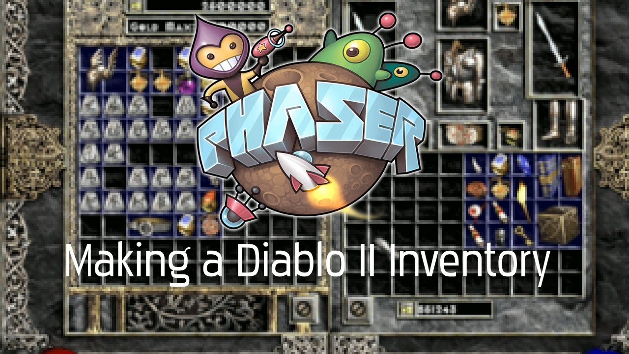 Making a Diablo II Style Inventory in Phaser CE Tutorial - YouTube
