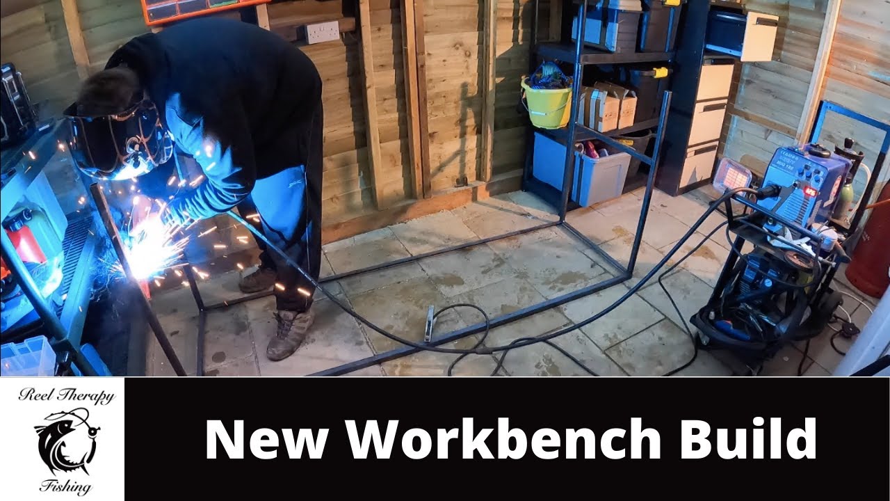 homemade-steel-workbench-for-the-boat-house-part-3-youtube
