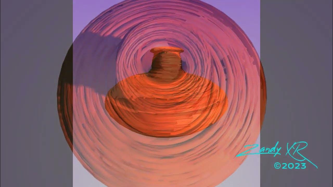 Painting pottery in VR! Open Brush Plugin Scripting: The Lathe Experiments Basic Shapes - YouTube