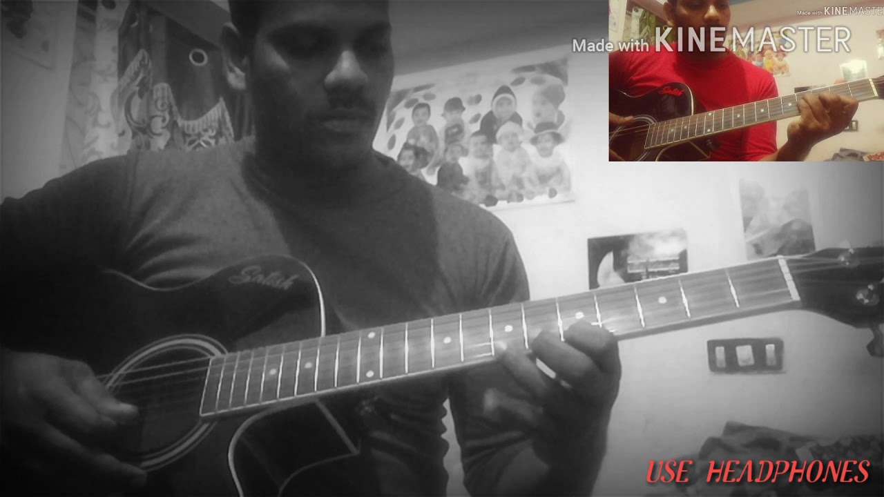 UPPENA-ne kannu neeli samudram Guitar Cover, Telugu Guitar Frets - YouTube