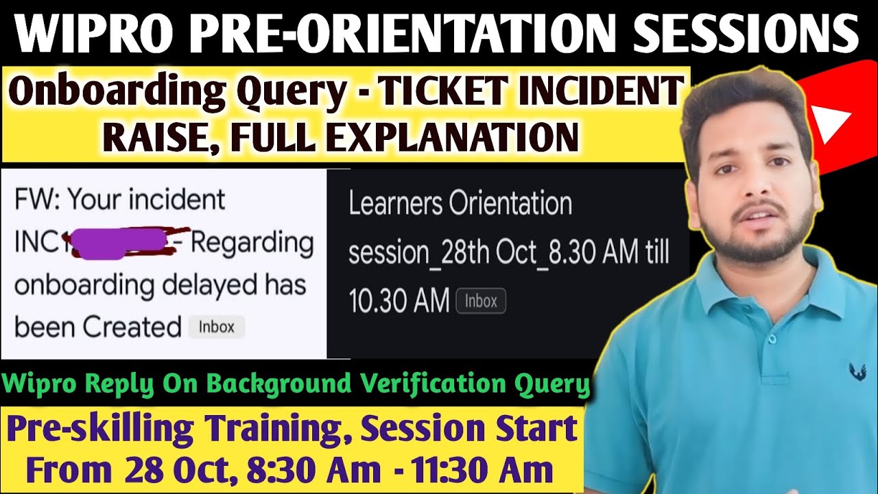 Wipro Learners Orientation Session Latest Update || Pre-skilling ...