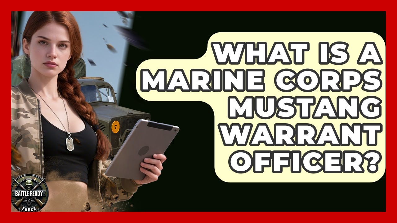 What Is A Marine Corps Mustang Warrant Officer? - Battle Ready Force ...