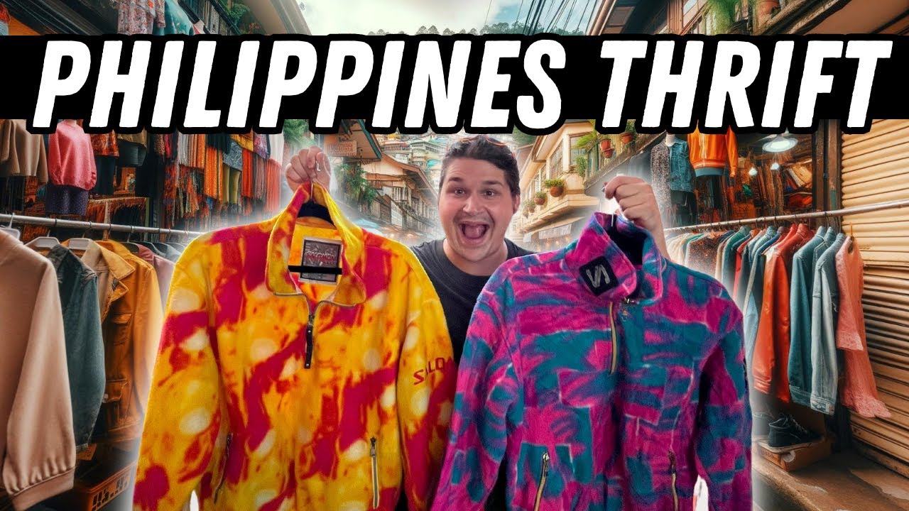 I went thrifting in the Philippines and found these! (ukay ukay) - YouTube