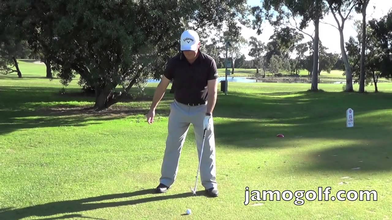 (Golf lesson) A simple way to achieve perfect posture for golf - YouTube