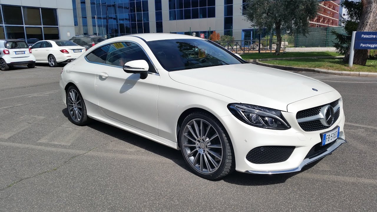 Test su strada Mercedes Classe C Coupè 220d 170 cv 9G-TRONIC - YouTube