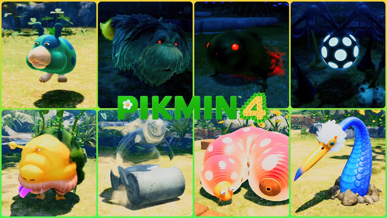 Pikmin 4 - Piklopdedia 100% All List Creatures & Pikmin, Onion Pikmin ...