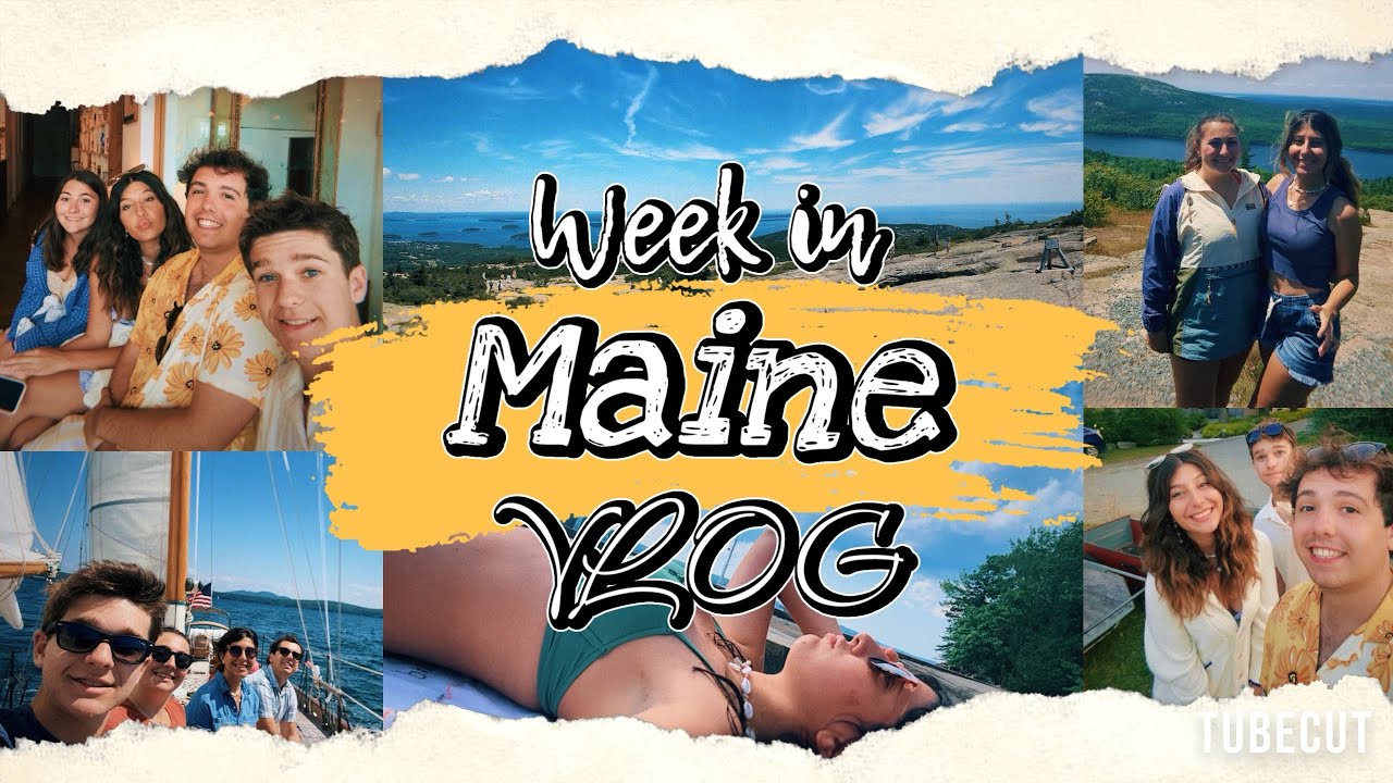 MAINE VLOG (last summer of high school) - YouTube